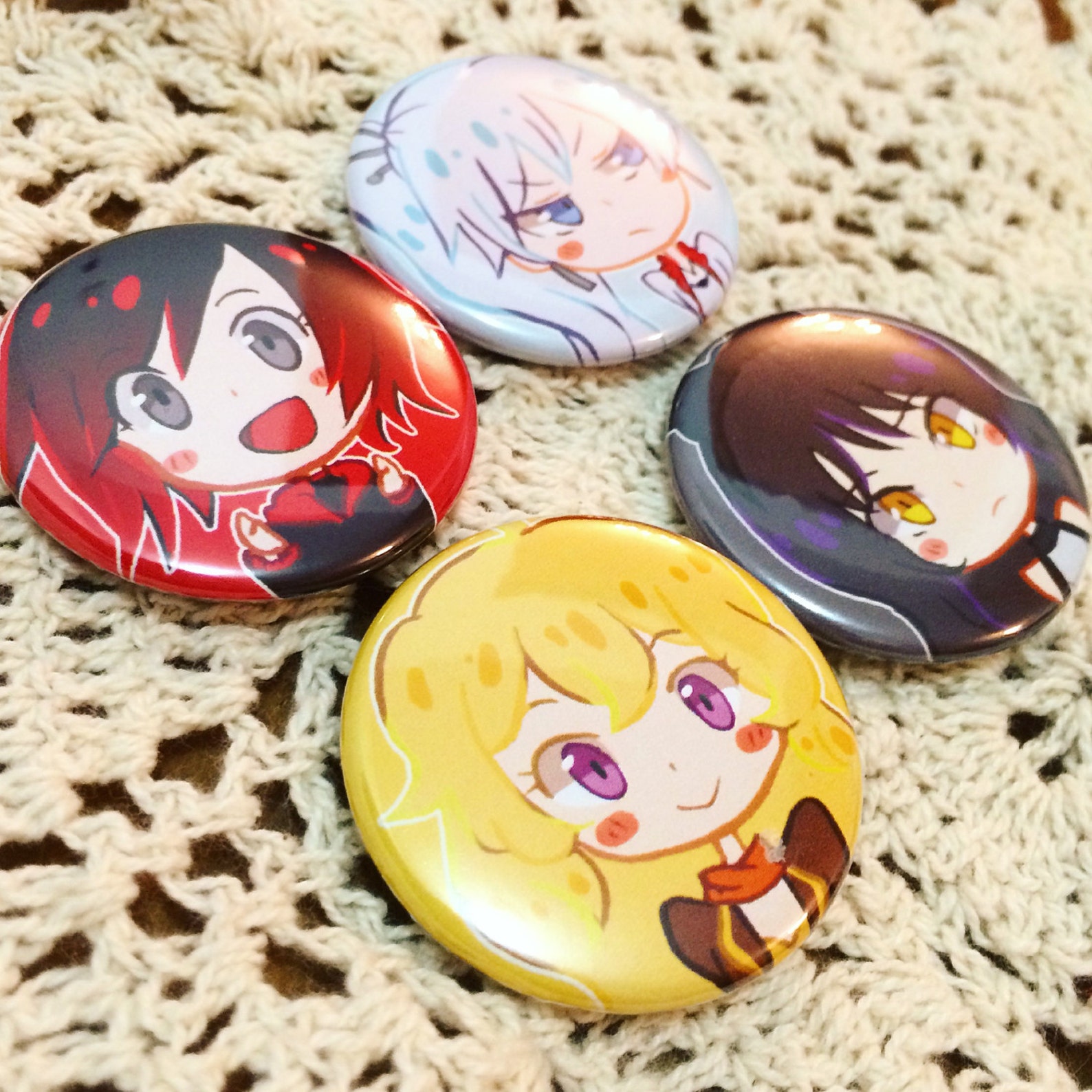RWBY 1.5 Inch Buttons Pins | Etsy