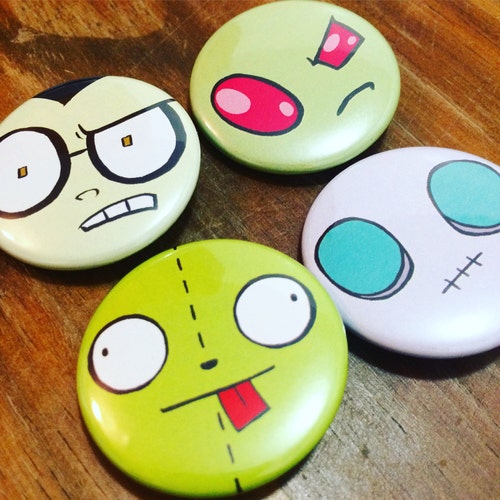 Invader Zim Pins - Etsy
