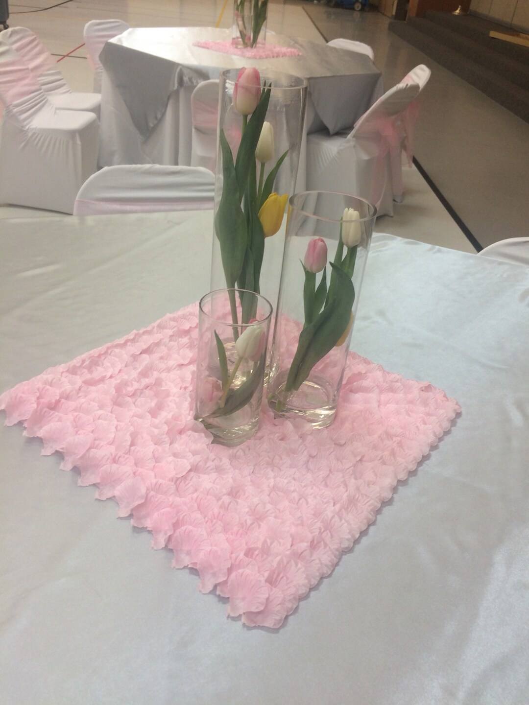 Rose Flower Petal Table Home or Wedding Centerpiece - Custom Design ...