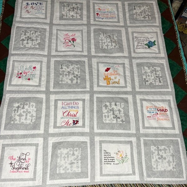 Religious Quilt - Etsy
