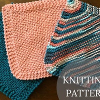 Rug Knitting Pattern PDF, Waves. Beginners Bath Mat Knitting Pattern ...
