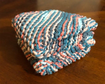 Cotton Dish Cloths, 100% Cotton Hand Knitted Wash Cloths, Home Gifts ...