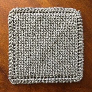 Hand Knitted Cotton Dish Cloths, Wash Cloths, Home Gifts, Home and ...