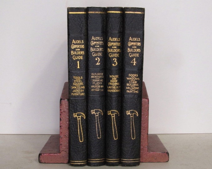 AUDELS Carpenters and Builders Guide - Complete 4 Book Set -these Books ...