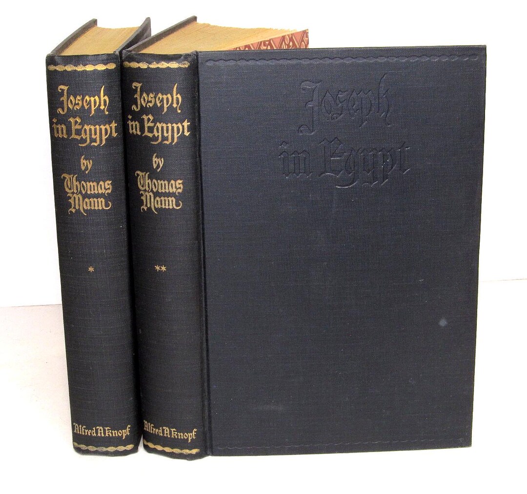 1938 JOSEPH IN EGYPT Vol. 1 & 2 Complete by Thomas Mann Pub. by Alfred ...