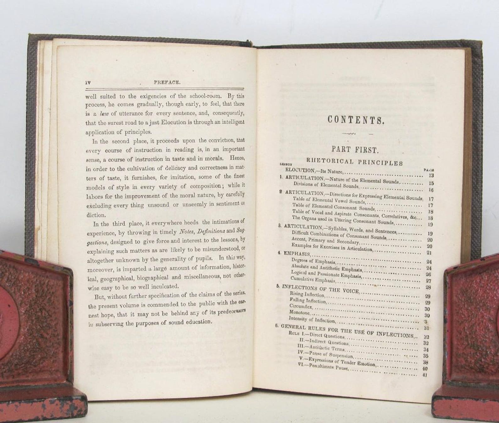 1855 - the School Reader - Fifth Book - Sanders Series - by Charles W ...