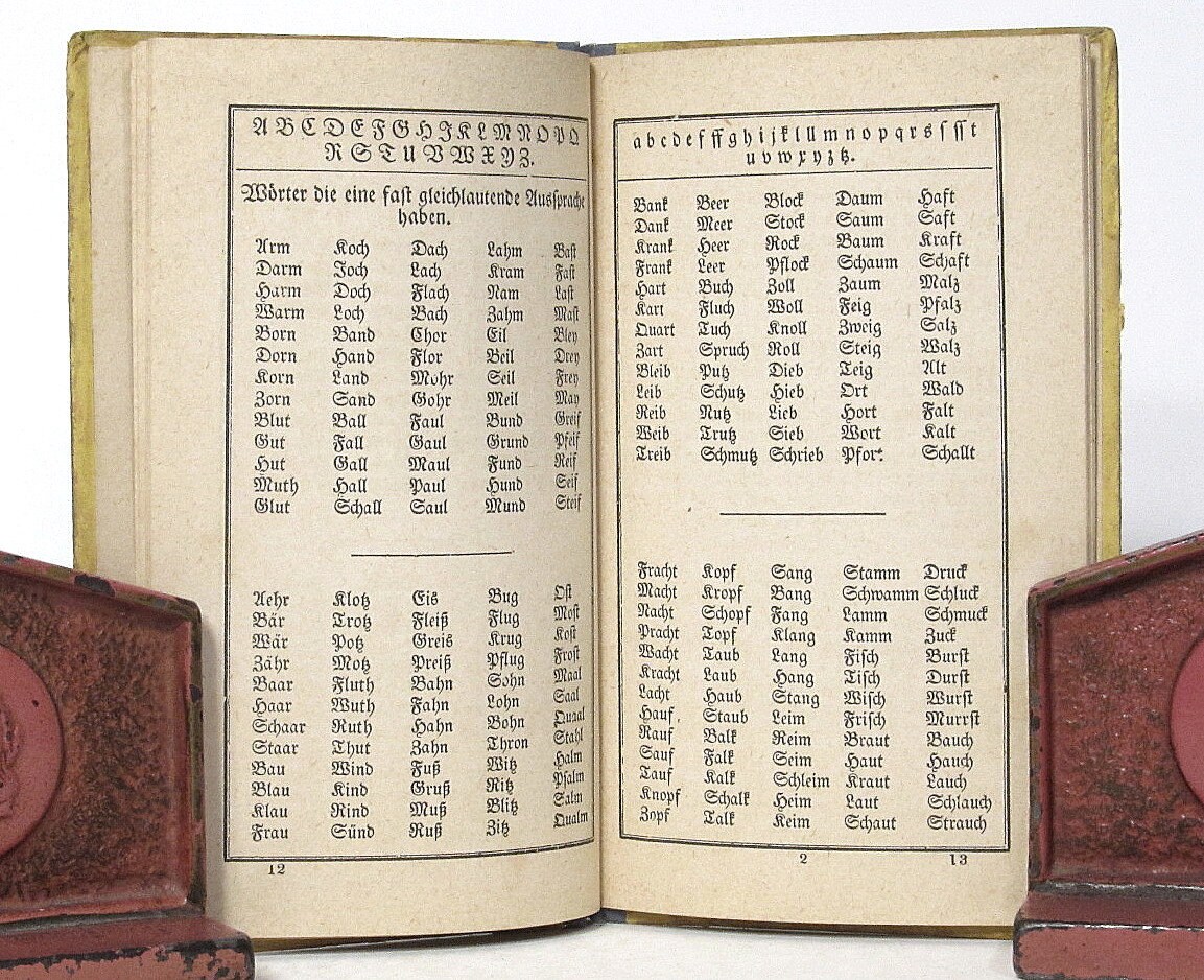 1800s PA GERMAN Child's ABC Book 'hoch-deutsches | Etsy