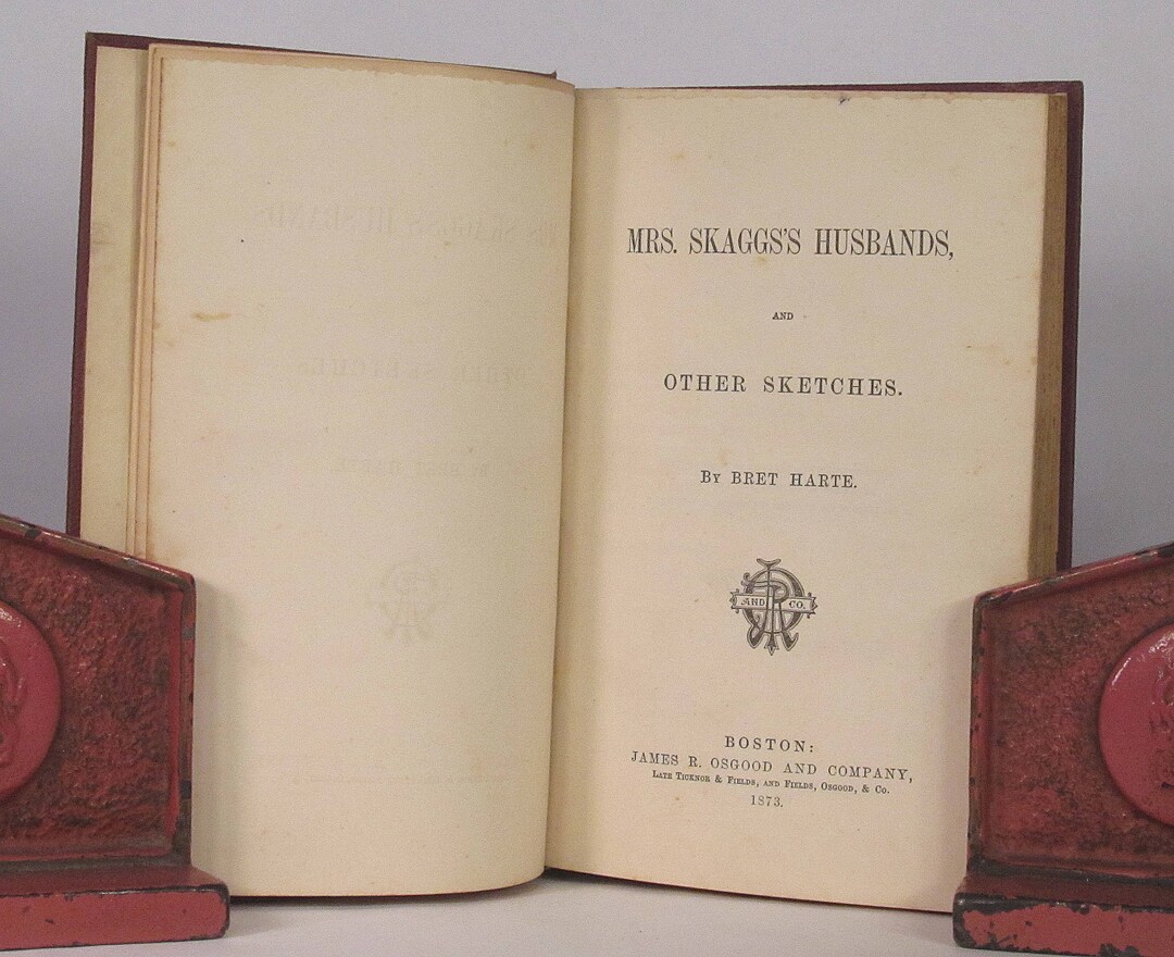 1873 Mrs. Skaggs's Husbands, and Other Sketches by Bret Harte FIRST ...