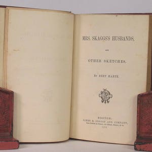1873 Mrs. Skaggs's Husbands, and Other Sketches by Bret Harte FIRST ...