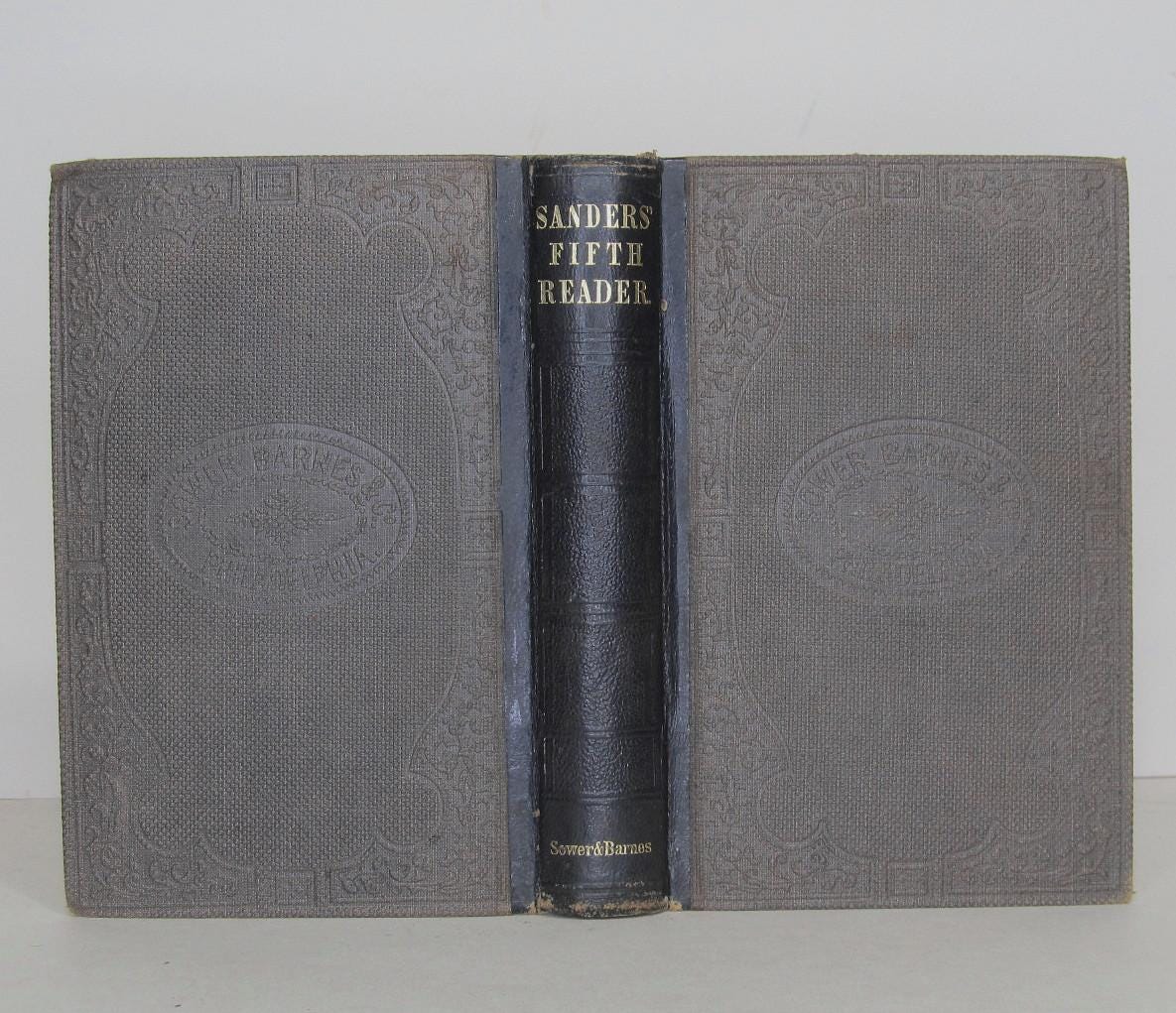 1855 - the School Reader - Fifth Book - Sanders Series - by Charles W ...