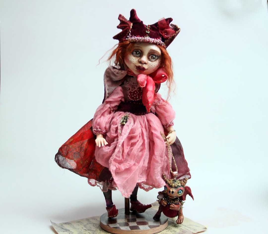 OOAK Dragon Art Doll Fantasy Collectible Sculpture - Etsy