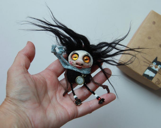 Gift Idea, Handmade Creepy Doll Brooch - Etsy
