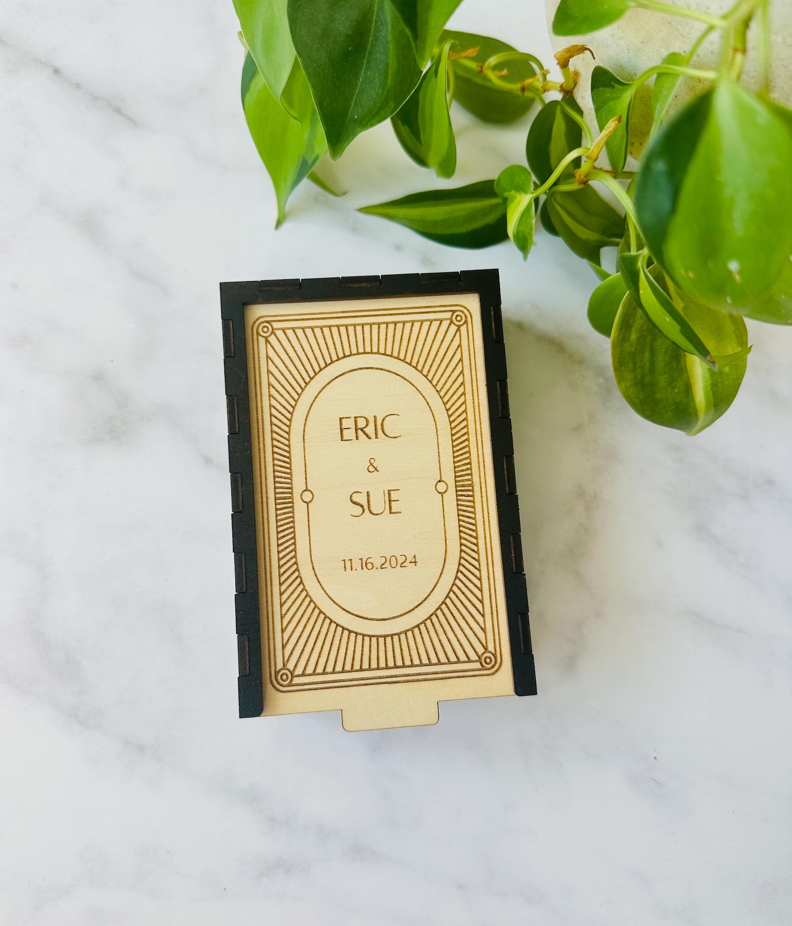 Wood Match Box, Large Match Box, Couple Match Box, Personalized Gift ...