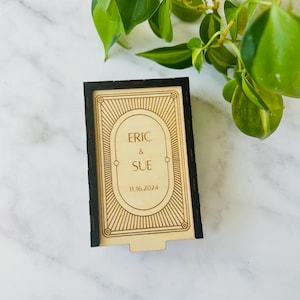 Wood Match Box, Large Match Box, Couple Match Box, Personalized Gift ...