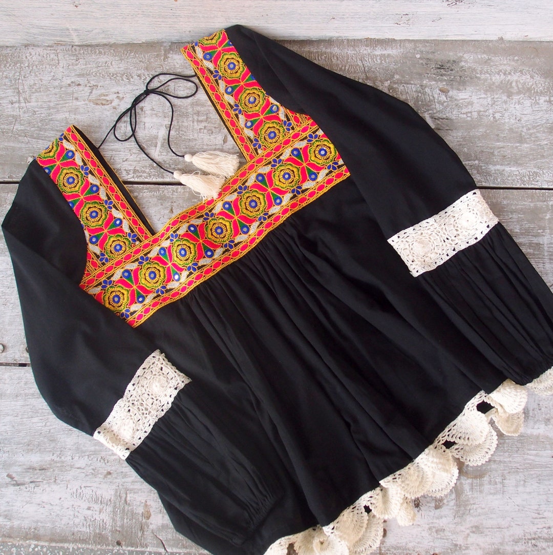 Hippie Clothes,gypsy Boho Top,hippie Style Top,bohemian Clothing,gypsy ...