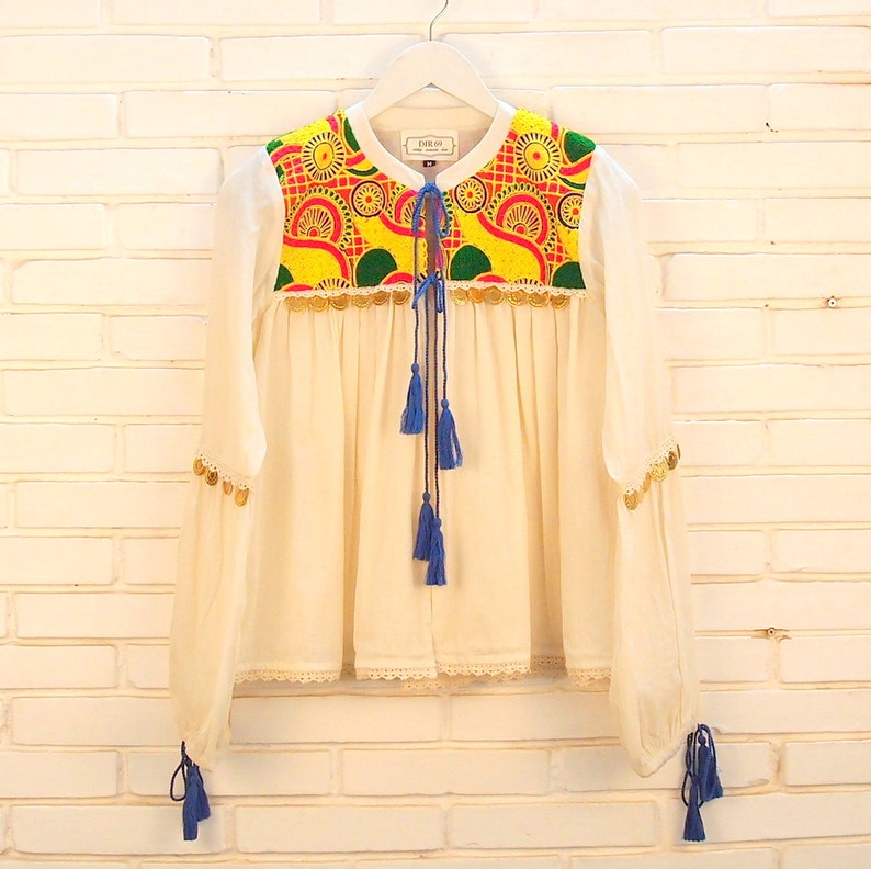 Boho chichippie clotheshippie blousebohemian | Etsy