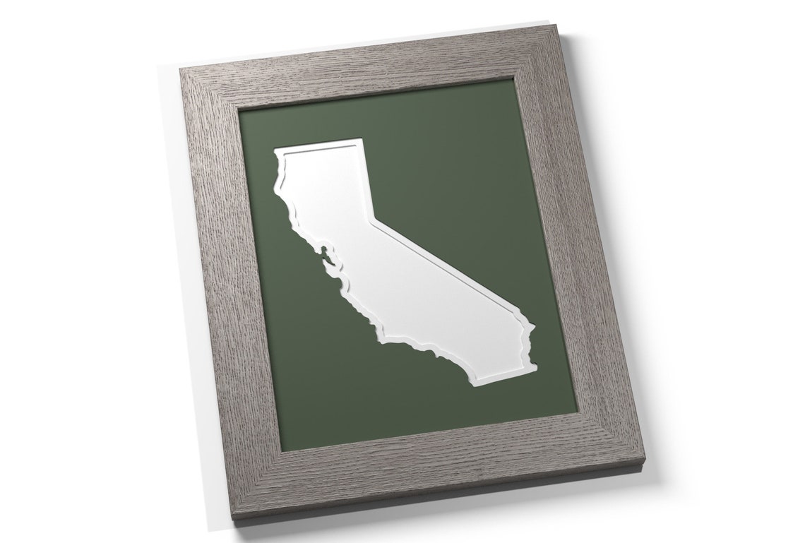 California Photo Map - Etsy