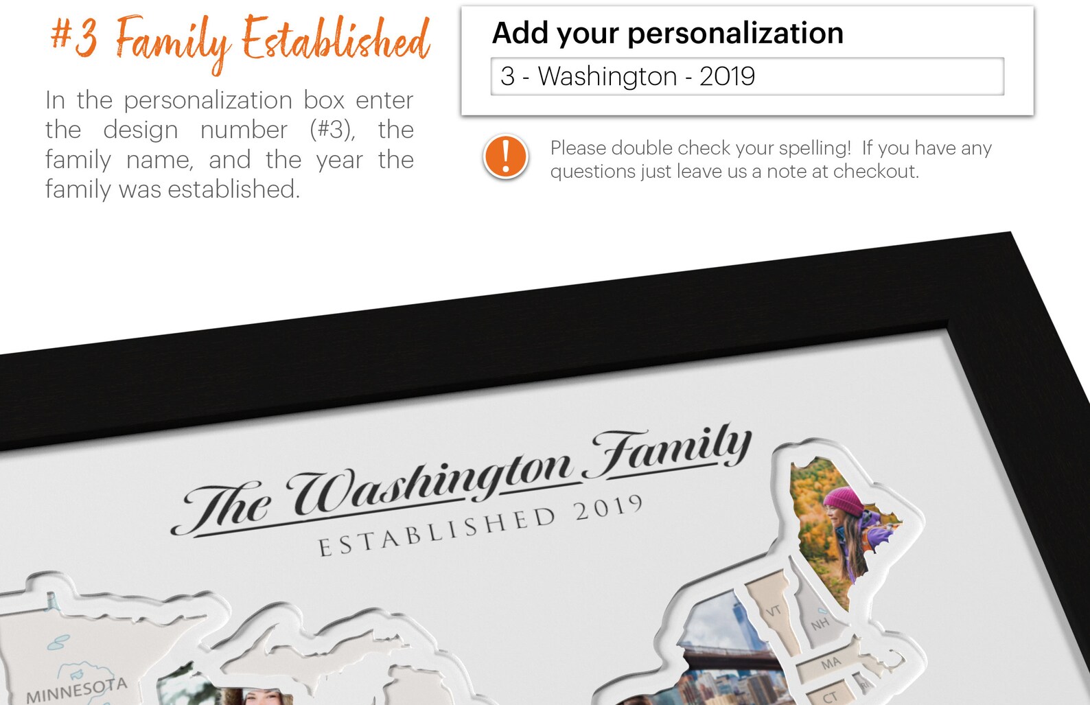 Personalized 50 States Photo Map A Unique USA Travel Collage - Etsy