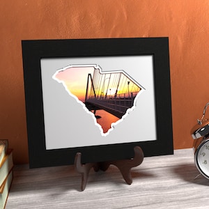 South Carolina Photo Map - Etsy