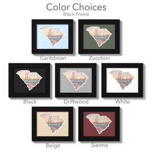 South Carolina Photo Map - Etsy