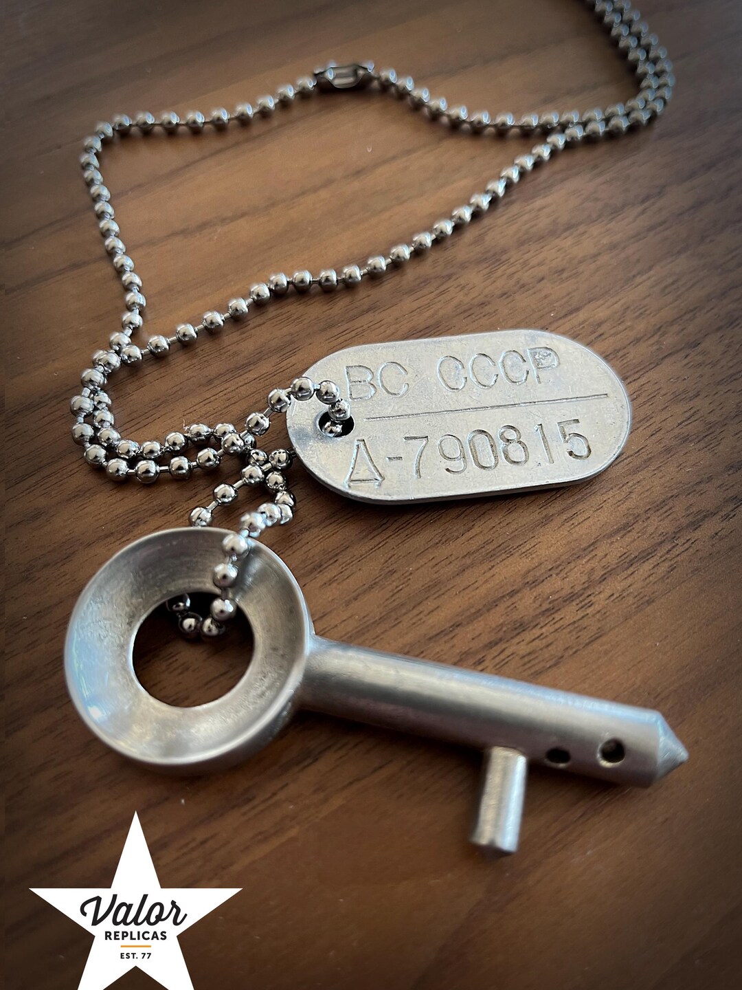 Soviet Nuclear Launch Key Replica With REAL Soviet Dog Tag - Etsy