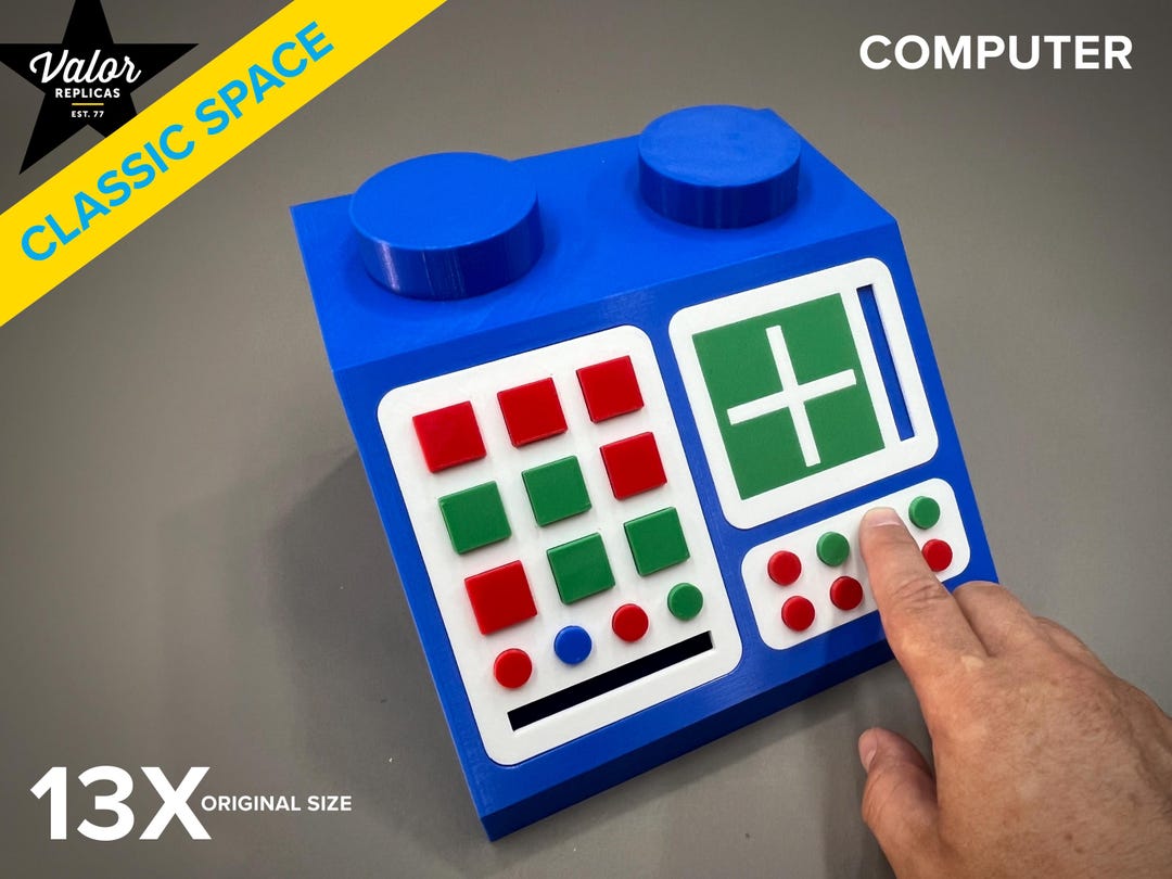 Classic Space Bricks Computer - Etsy