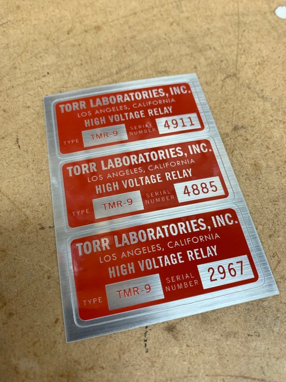 Accurate Flux Capacitor Torr Relay Stickers Back to the - Etsy