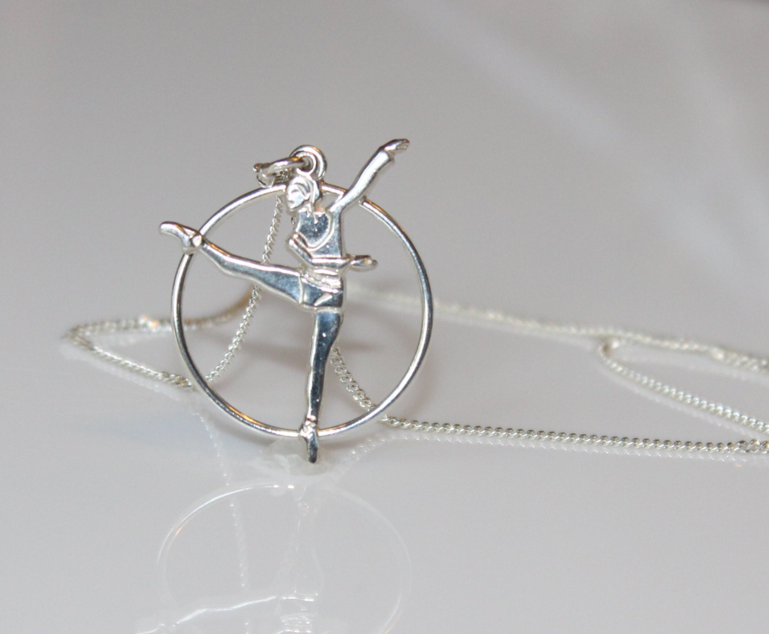 Dance Jewelry, Dance Recital Necklace With Contemporary Dancer With ...