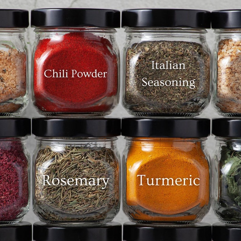 SVG 76 Spice Jar Labels for Cricut (DIGITAL DOWNLOAD) - Etsy