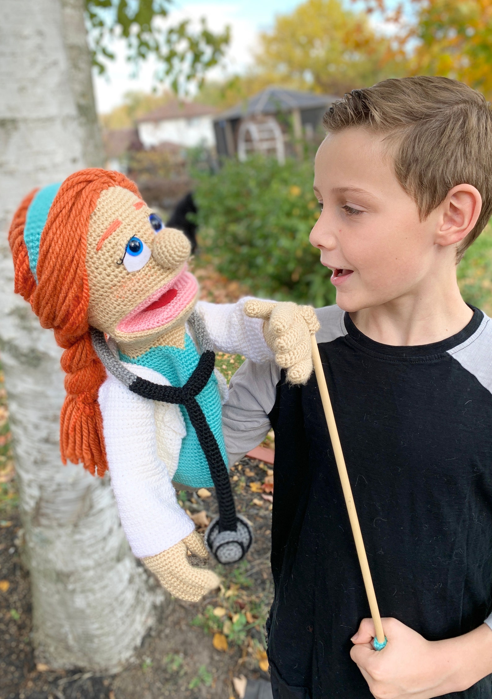 CROCHET PATTERN: Dr. Piper M.D. Hand Puppet / Amigurumi / Educational ...