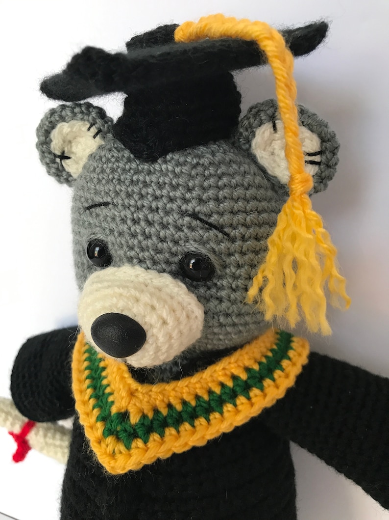CROCHET PATTERN: Graduation Teddy / Amigurumi / Graduation | Etsy