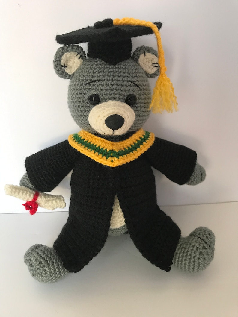 CROCHET PATTERN: Graduation Teddy / Amigurumi / Graduation | Etsy