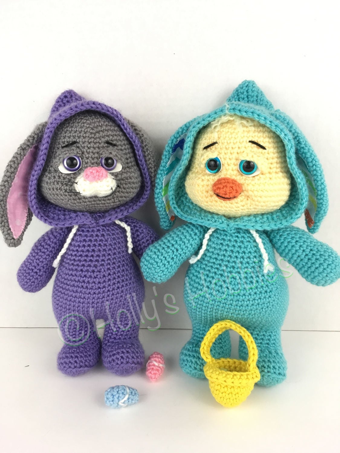 CROCHET PATTERN: Easter PJ Pals Bella Bunny - Etsy Denmark