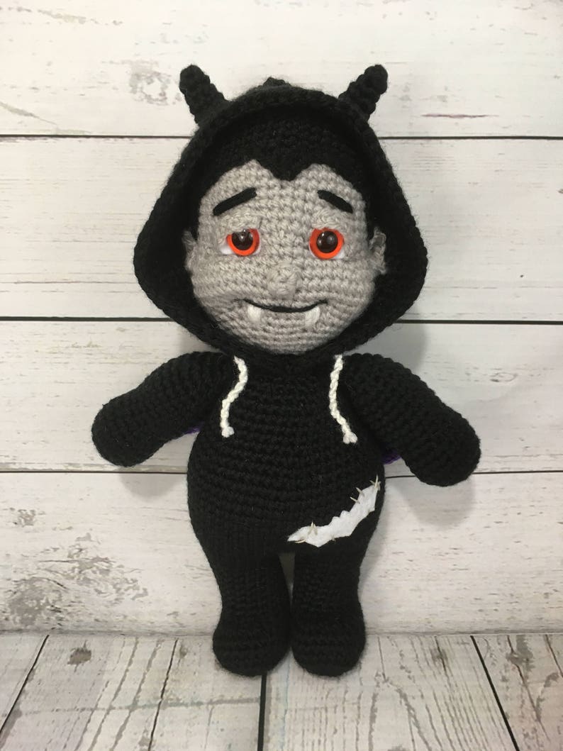CROCHET PATTERN: PJ Pals Victor Vampire - Etsy