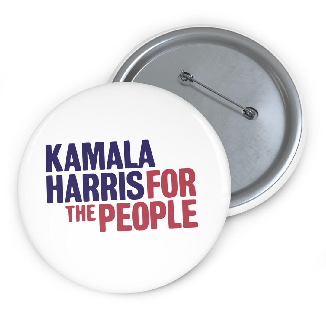 Kamala Harris for the People Campaign Button Pin - Etsy
