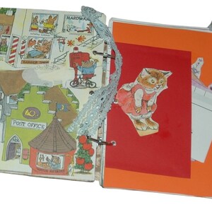 A5 Hardcover Cooks Notes Ring Bound Scrapbook Junk Journal Altered Book ...