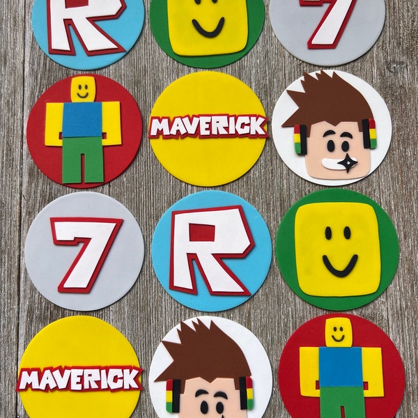 Roblox Cake Topper - Etsy