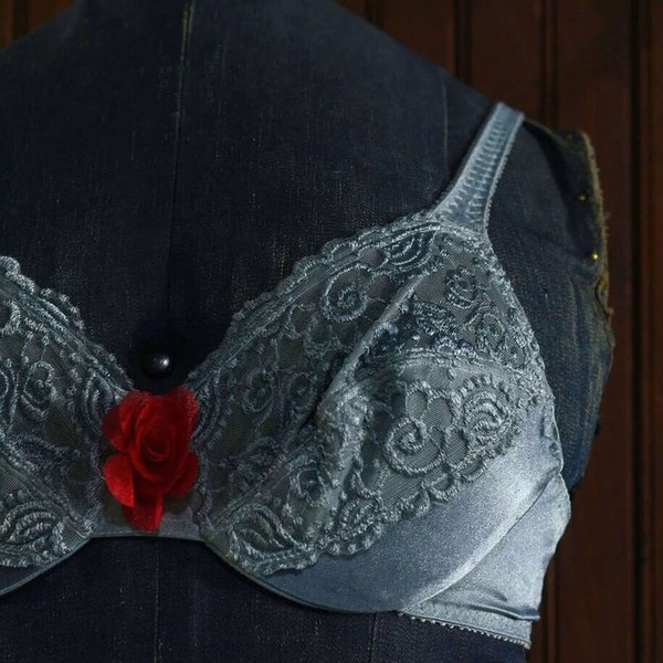 Embroidered Bra - Etsy
