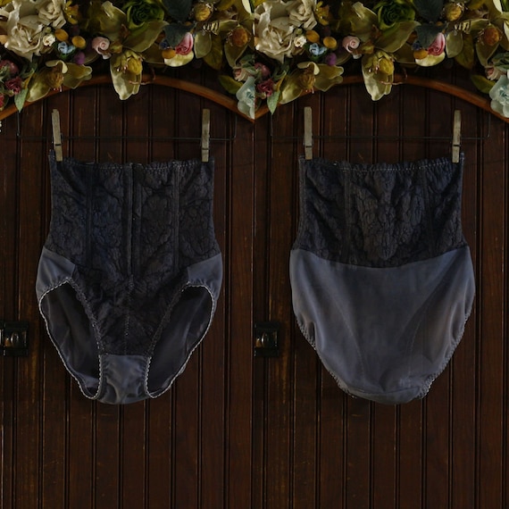 Translucent bottom panty corset vintage shapewear lo… - Gem