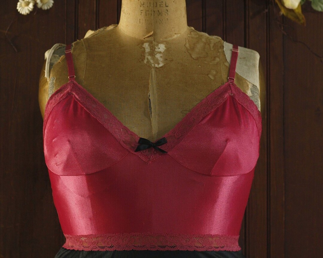 Pink Stretch Bodice Lace Trim Black Skirt Two Tone Nylon Blend - Etsy