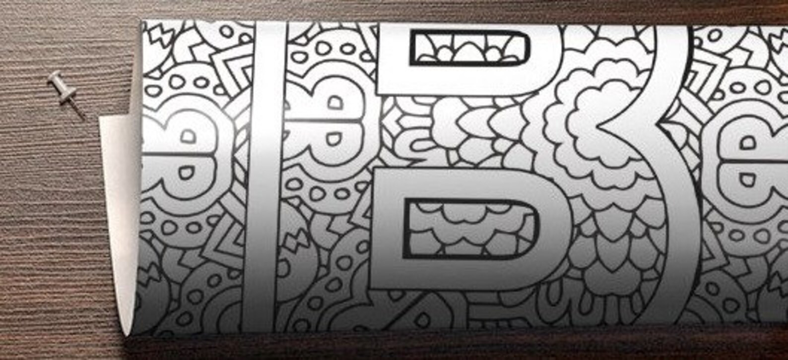 Alphabet Adult Coloring Pages Instant Download Letter B - Etsy