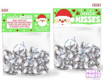 Santa Kisses | Etsy