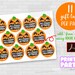 Printable Pumpkin Halloween Gift Tags, Kids Halloween Party Favor ...
