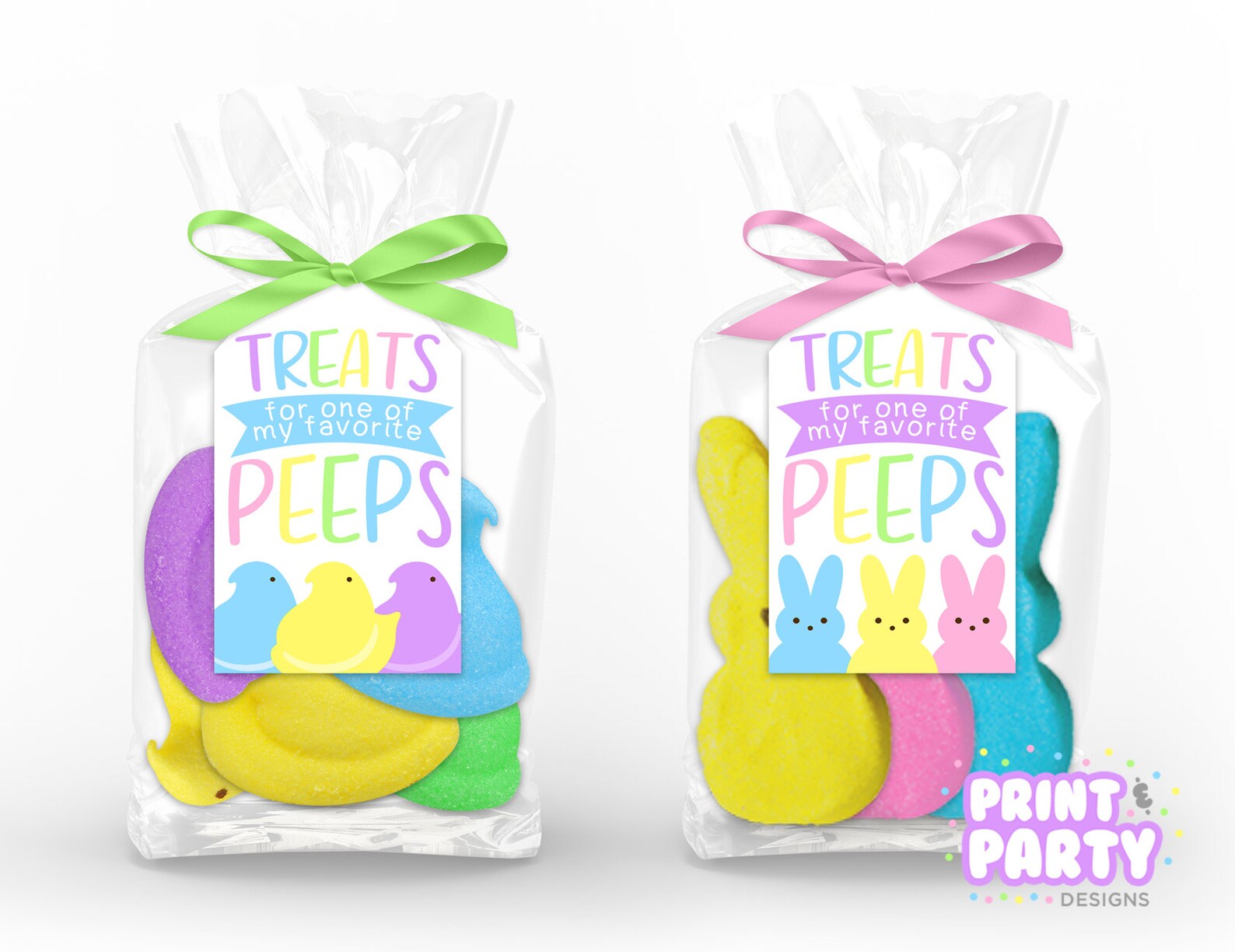2x3 Printable Easter Treats for My Peeps Gift | Etsy