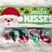 Printable Christmas Santa Kisses Treat Bag Toppers, Kid's Christmas ...