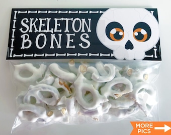 Printable Ghost Poop Halloween Treat Bag Toppers, Kids Halloween Party ...