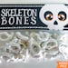 Printable Skeleton Bones Halloween Treat Bag Toppers, Bag of Bones ...