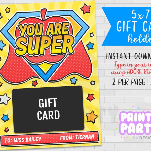 Superhero Cards - Etsy
