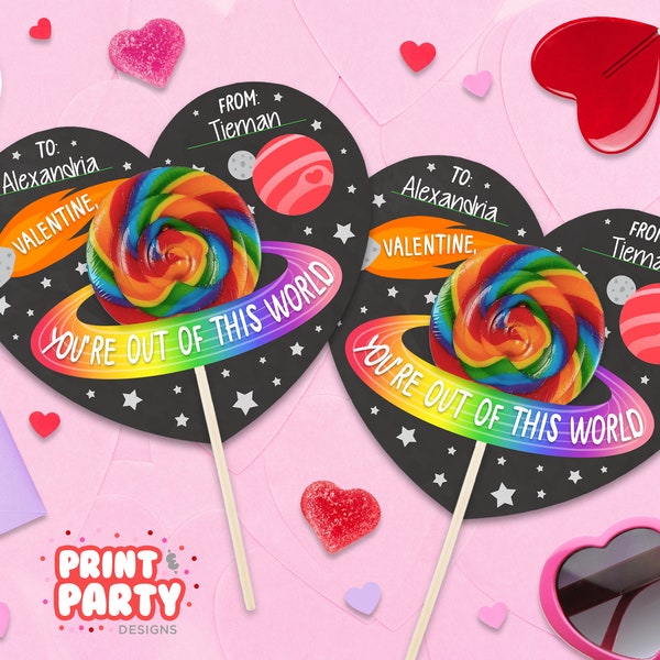 Space Valentine - Etsy