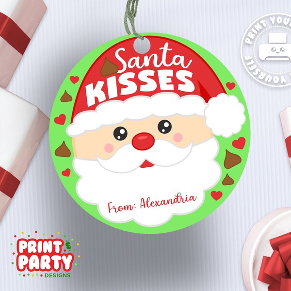 Santa Kisses - Etsy